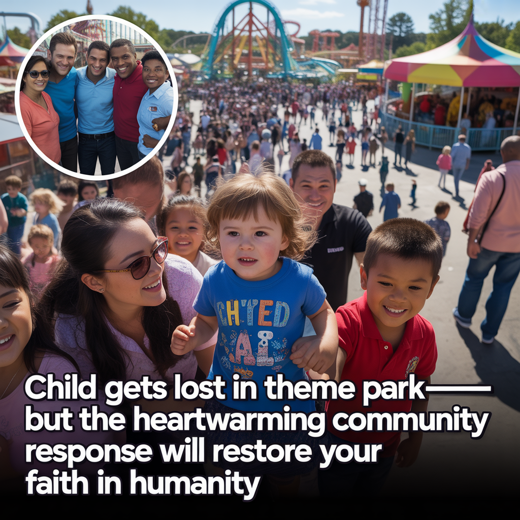 Child Gets Lost in Theme Park Heartwarming Community Response
